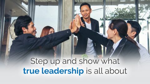 Step up and show what true leadership is all about - Huntleigh